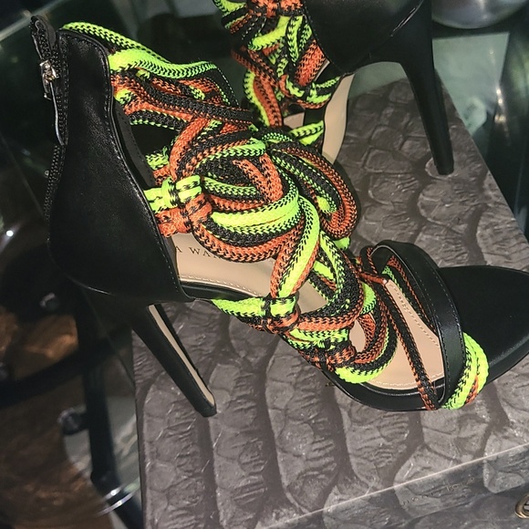 Azalea Wang | Shoes | Azalea Wang Size 6 Multi Colored Shoe | Poshmark